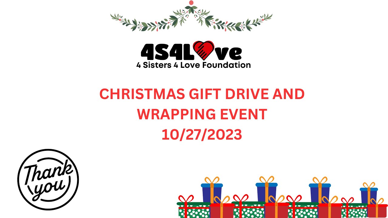 2023 Christmas Gift Drive and Wrapping Event - YouTube