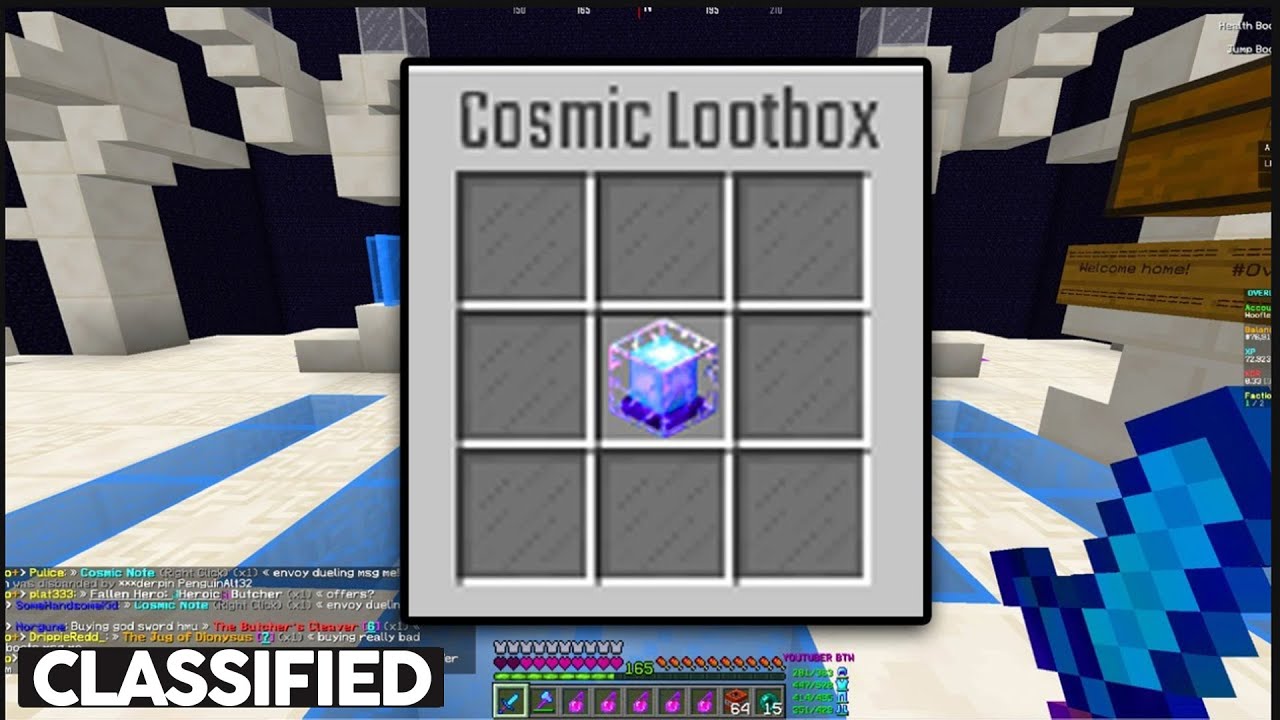 FACTIONS Halloween loot box opening! It gets wild (MINECRAFT) - YouTube