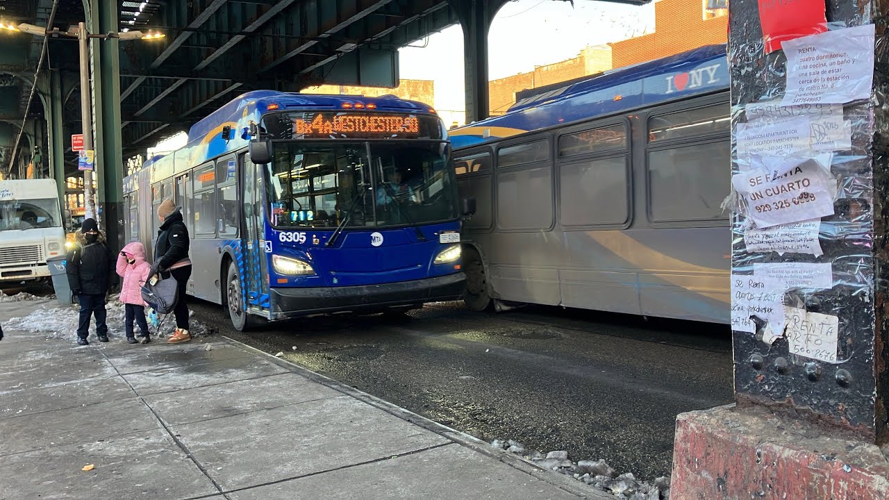Bx4A ride from Westchester Ave/ Elder Ave to Westchester Ave/ White ...