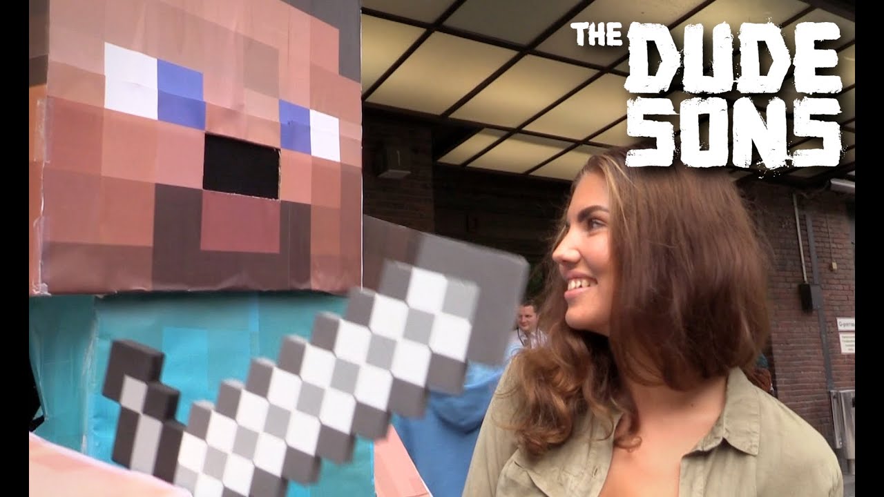 Minecraft In Real Life Pranks! - Part 2 - YouTube