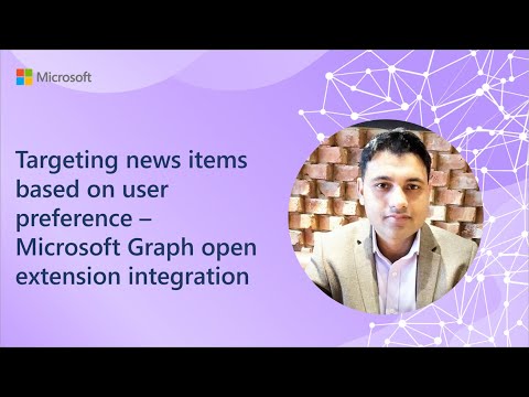 Targeting news items based on user preference - Microsoft Graph open ...