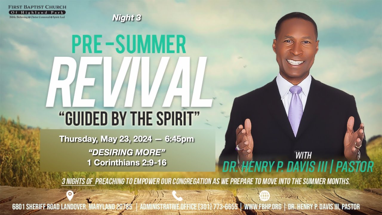 Pre-Summer Revival (Night 3) - YouTube