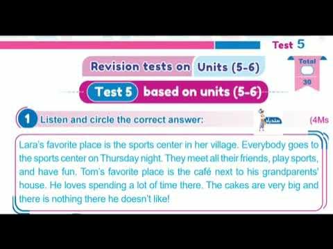 Connect plus 5 | Revision Tests on units 5-6 test 5 - YouTube