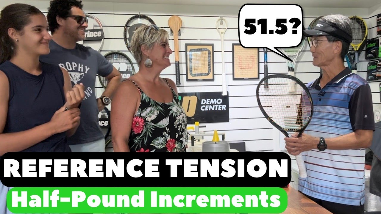 Racquet Stringing [ERT300 String Tension Device | Practical Use] - YouTube