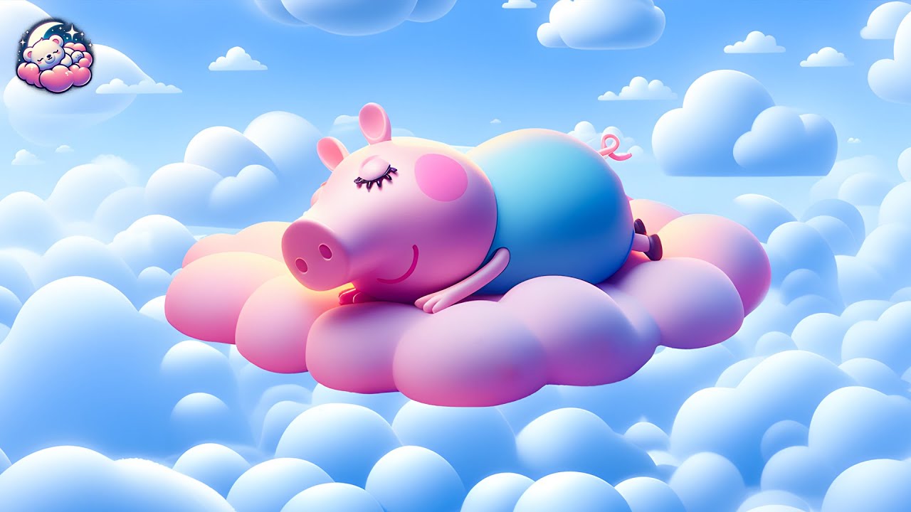 Relaxation with Peppa Pig ☁ Soothing Piano Music for Stress Relief and ...
