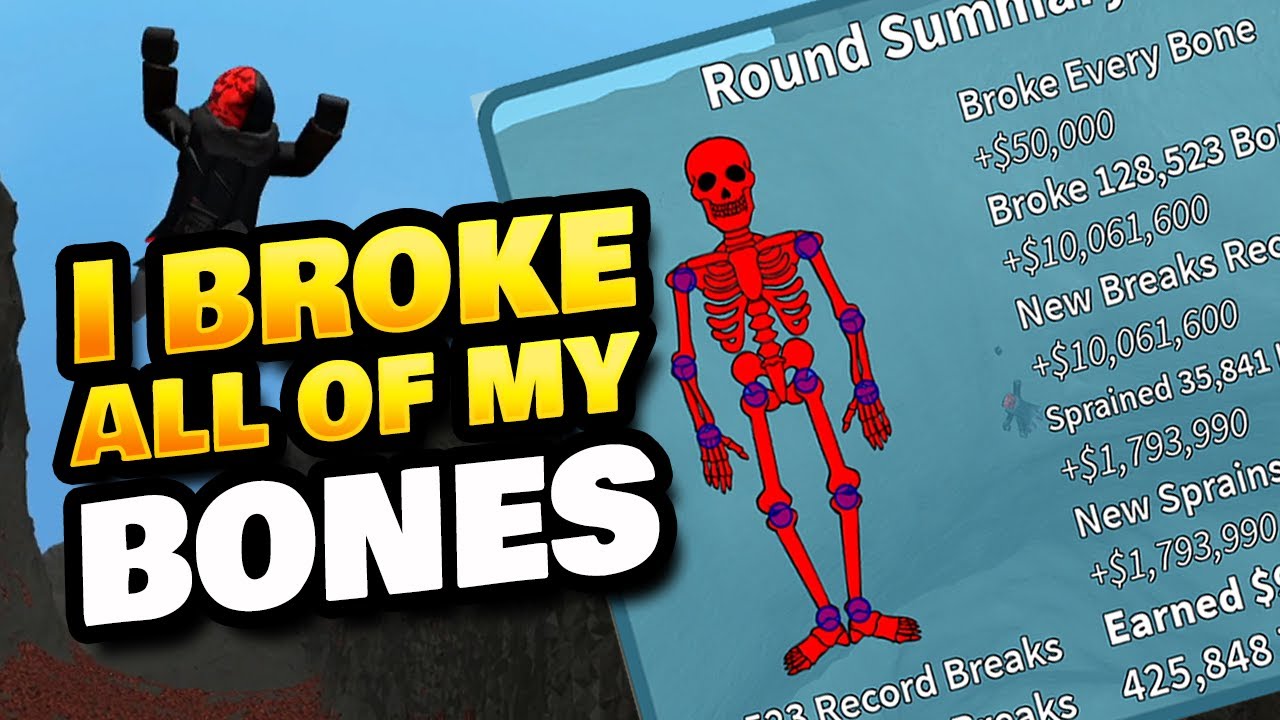 I Broke All of My Bones on Roblox! - YouTube
