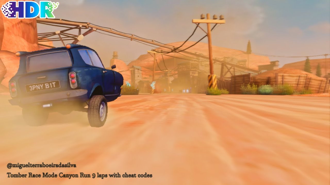 [HDR] Cars 2 The Video Game | Tomber - Race Mode (CC) | Canyon Run 9 ...