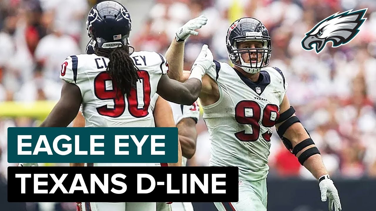 Previewing Tough Texans Defensive Line | Eagle Eye - YouTube