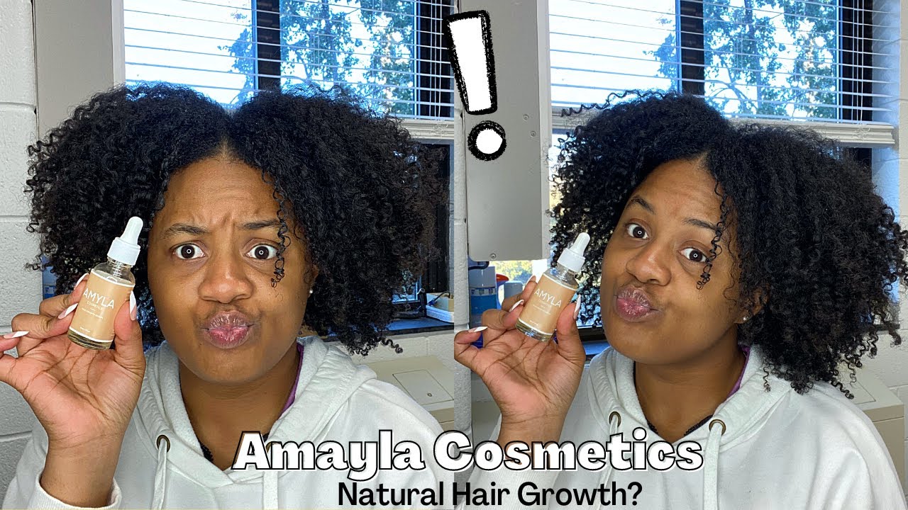 Growing Long Naturally Curly and Coily Hair With Hair Serum From Amayla ...