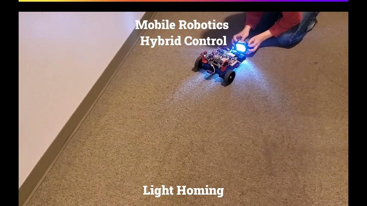 ECE425 Mobile Robotics: Lab 04 Hybrid Control - Light Homing, Docking, Path Following, Wall ...