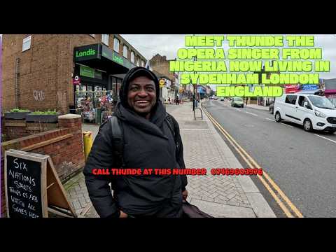 Meet Thunde The Opera Singer From Nigeria Now Living In Sydenham South East London Today 09/02/2026