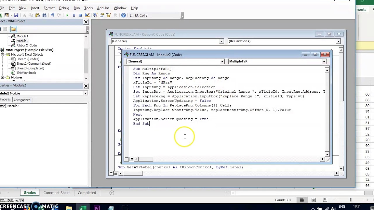 Multiple Find And Replace In Excel YouTube Multiple Find And Replace In Excel YouTube