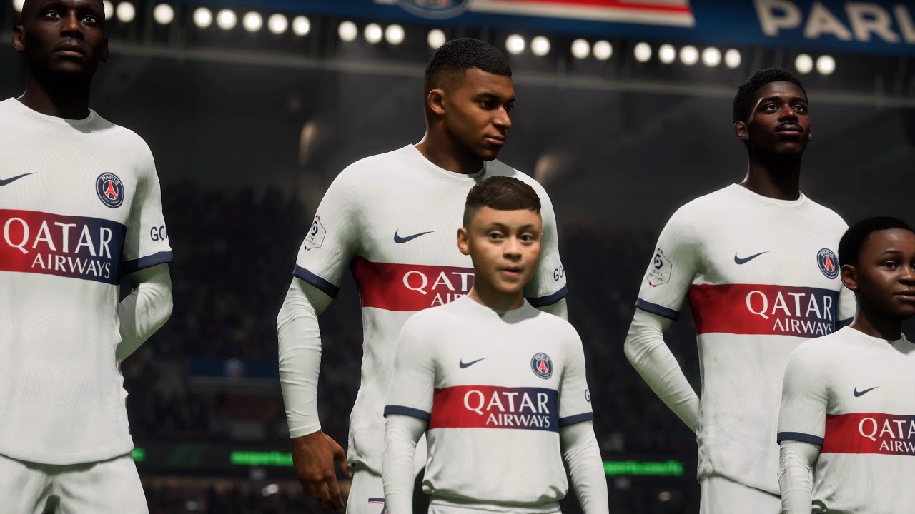 EA Sports FC24 | Paris Saint Germain vs Metz | League 1 | PS5 HD Full ...
