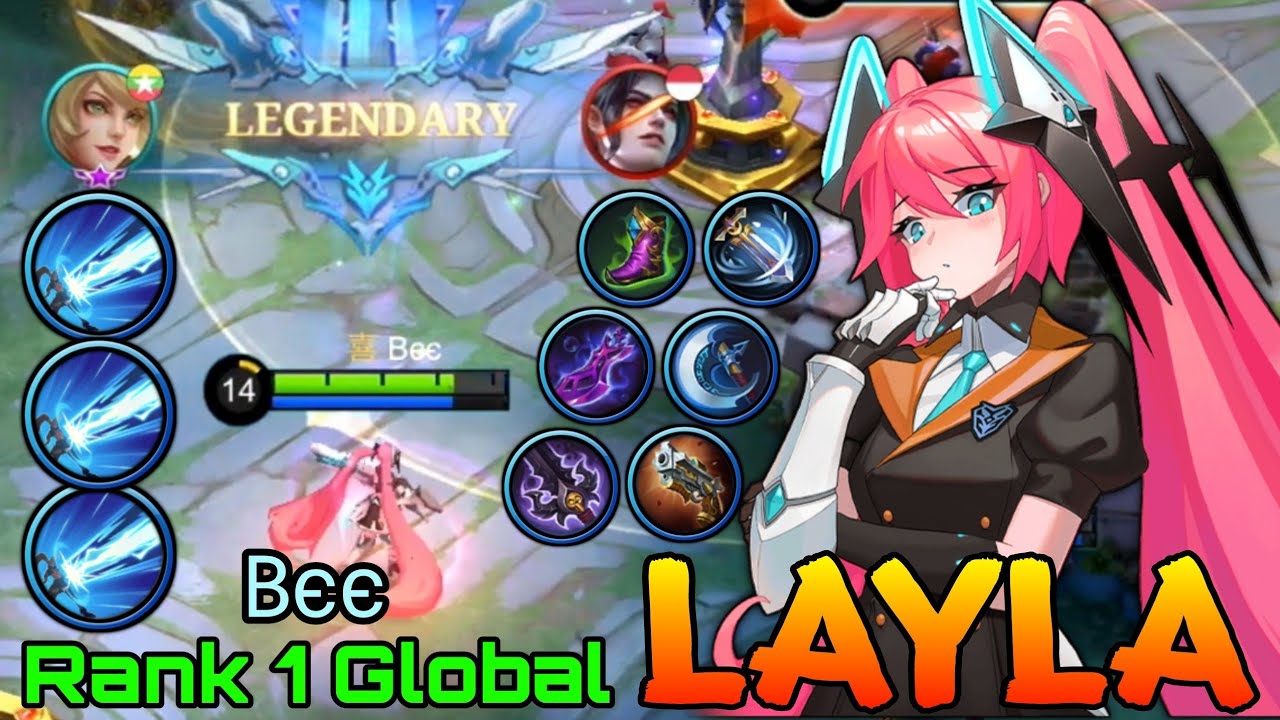 Legendary Miss Hikari Perfect Gameplay! - Top 1 Global Layla by Bєє ...