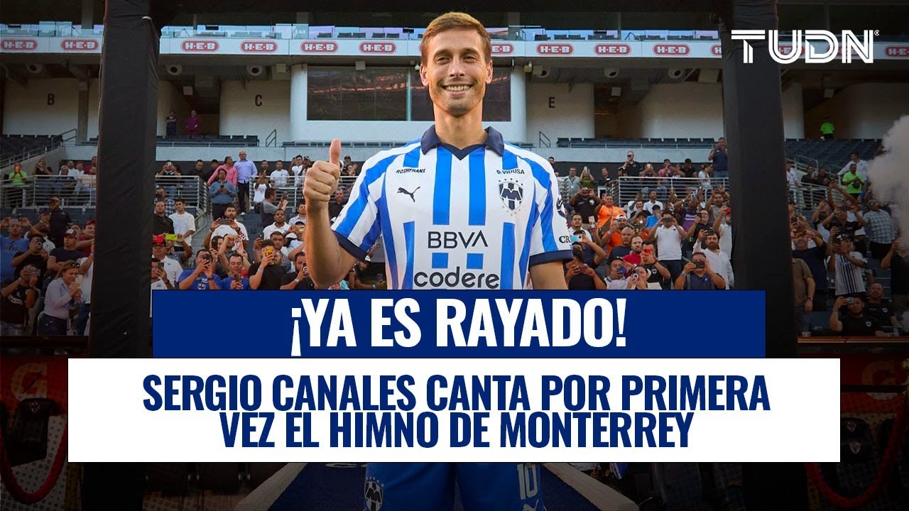 ¡LE PONE SENTIMIENTO! 🗣 Sergio Canales canta el himno de Rayados de ...