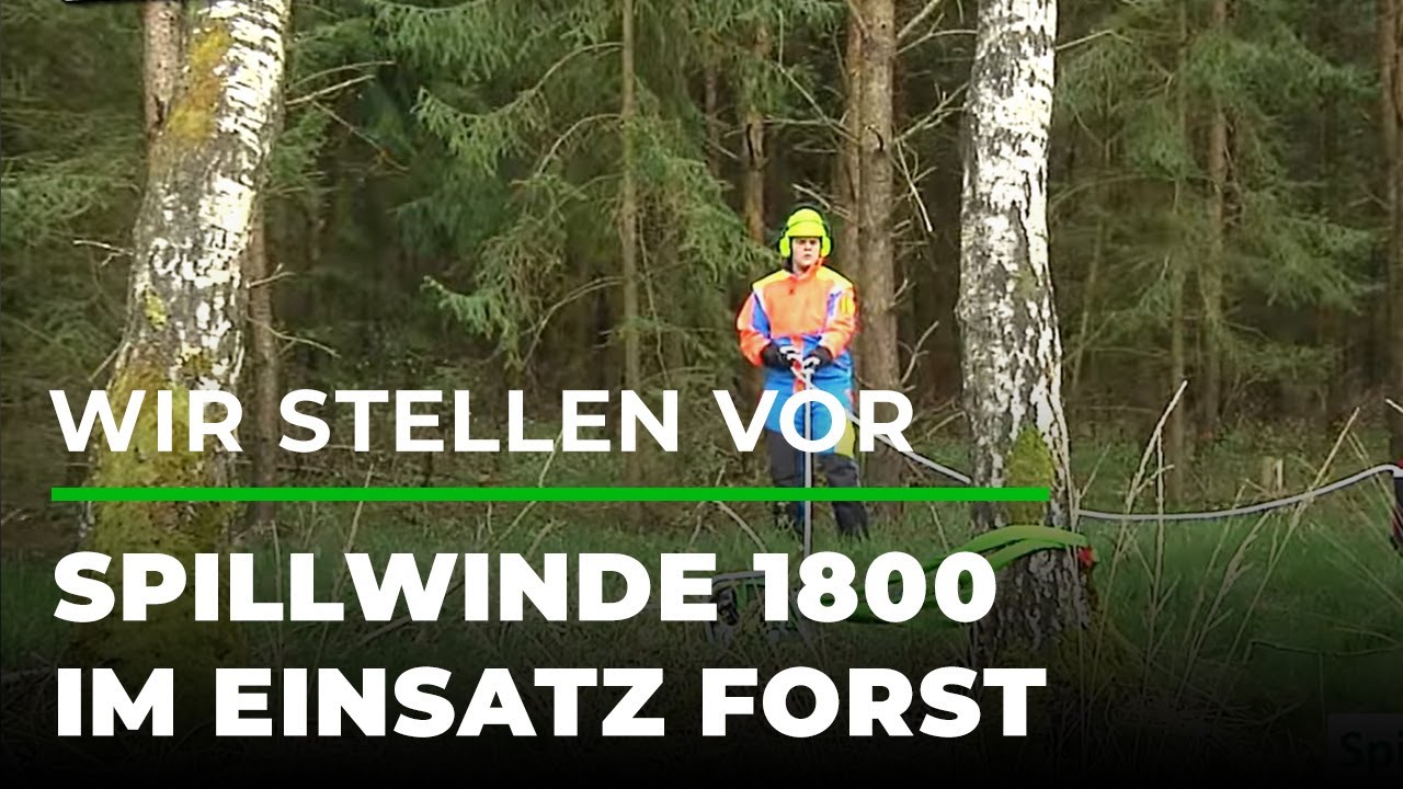 Wir stellen vor: Spillwinde 1800 im Einsatz Forst | GRUBE.DE - YouTube