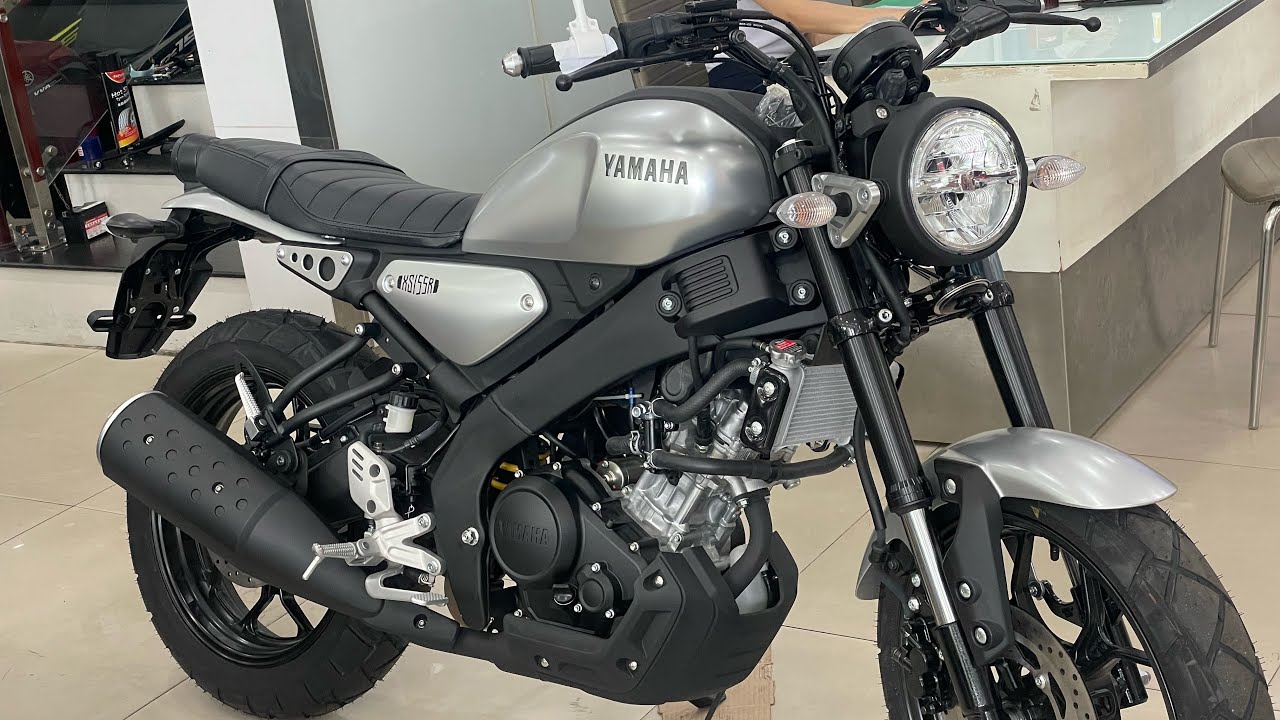 New Yamaha XSR155 | Yamaha XS155R Matte Silver - YouTube