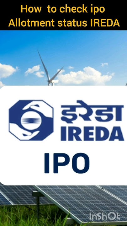 IREDA IPO allotment status | ireda ipo review | ireda ipo anil singhvi - YouTube