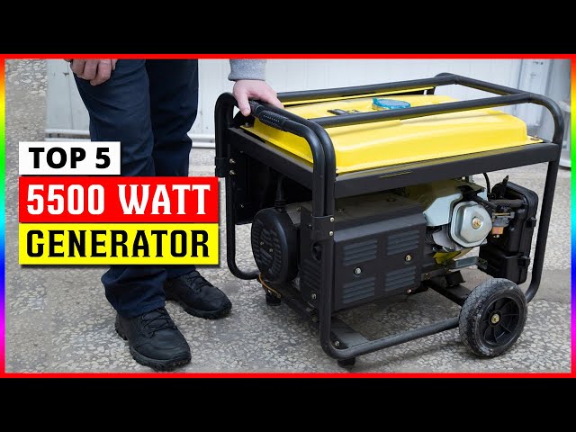 Best 5500 Watt Generator Best Generator Reviews Inverter, Portable,