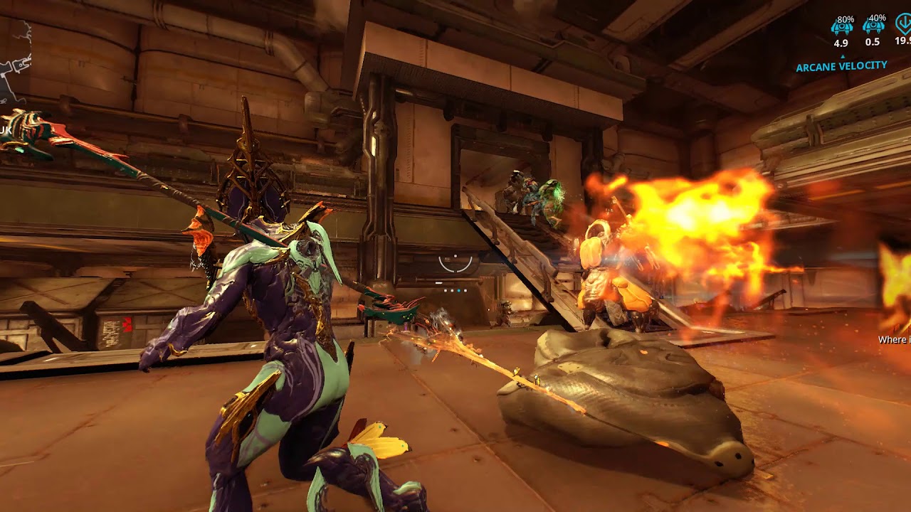 Warframe - Nyx Solo: 3rd Stage Sortie (General Sargas Ruk) - YouTube