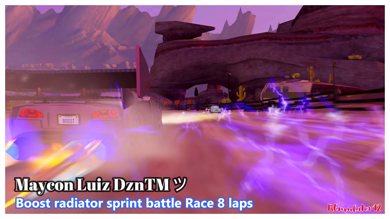Cars 2 The Video Game | Boost - Battle Race | Radiator Sprint 8 Laps ...