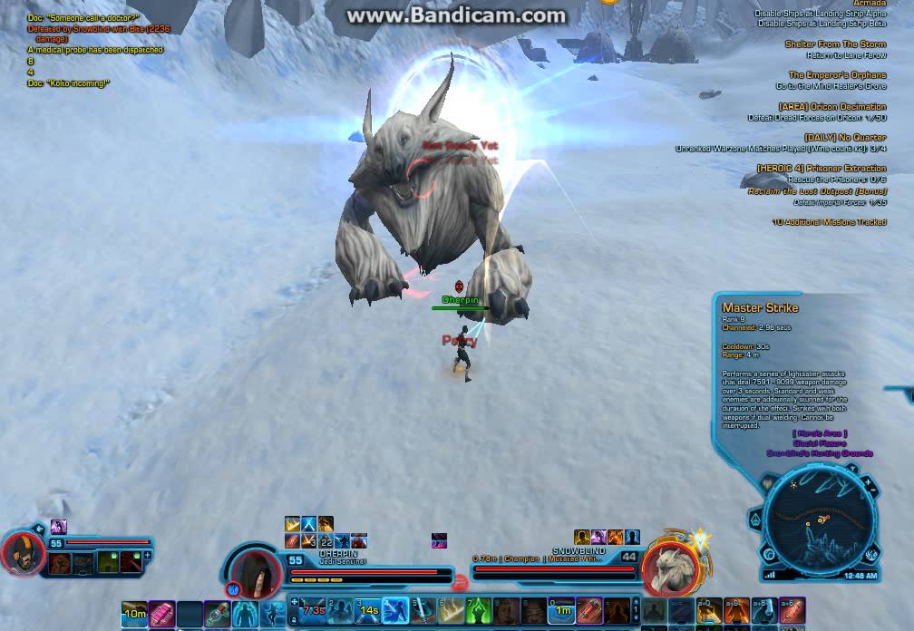 SWTOR SOLO Snowblind 1st attempt - YouTube