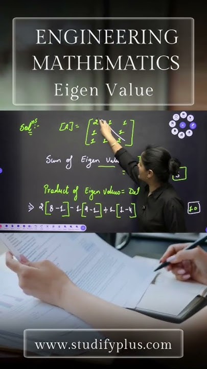 Engineering Maths | Eigen Value | GATE CE 2024 #shorts - YouTube