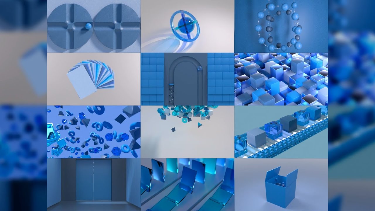 simple looping art (c4d, octane render) - YouTube