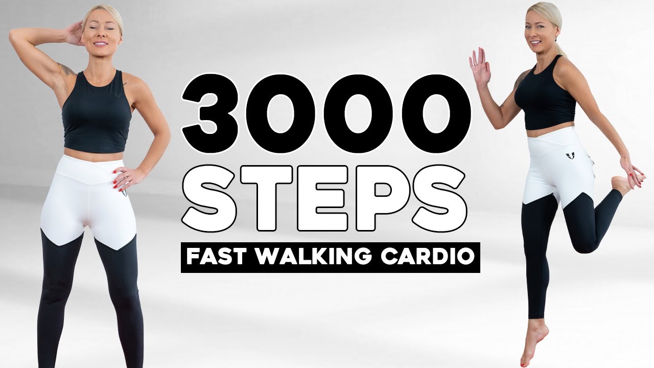 20 Min Fast Walking At Home For Weight Loss Beginner 400 Calories Fat ...