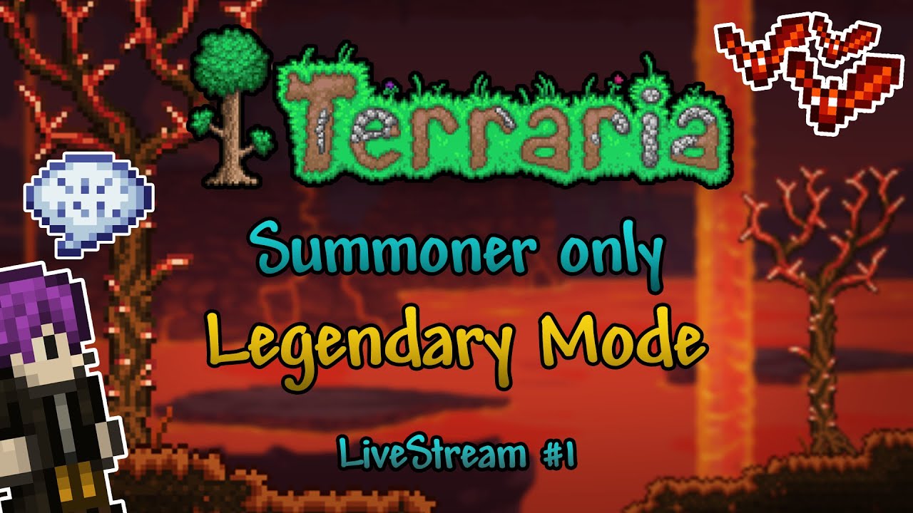 Terraria Legendary Mode Summoner Playthrough (NO BOXES BUILDS, TRY TO ...