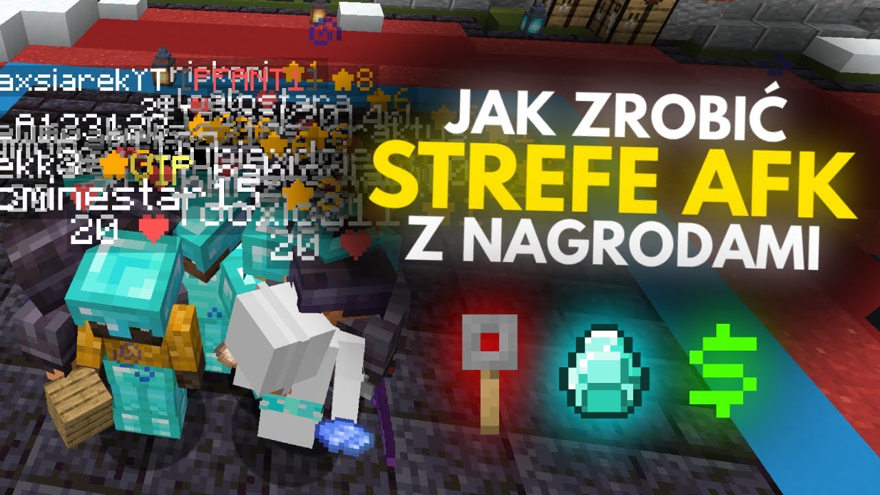 Jak DODAĆ STREFE AFK z NAGRODAMI na Serwer Minecraft (getAfkZone plugin) - YouTube