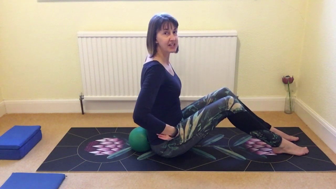 Pilates Matwork Session with the overball (Part 2) - YouTube