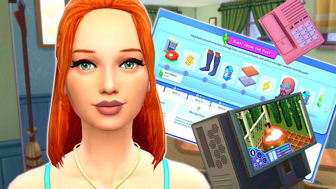 Seeking out a time traveller for the blast from the past event! // Sims ...