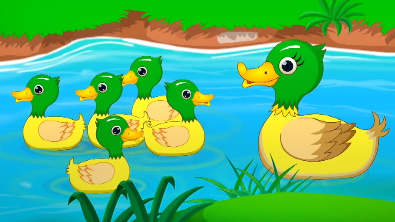 Cinq Petits Canards + Plus Préscolaire Vidéos et Comptines en Français ...