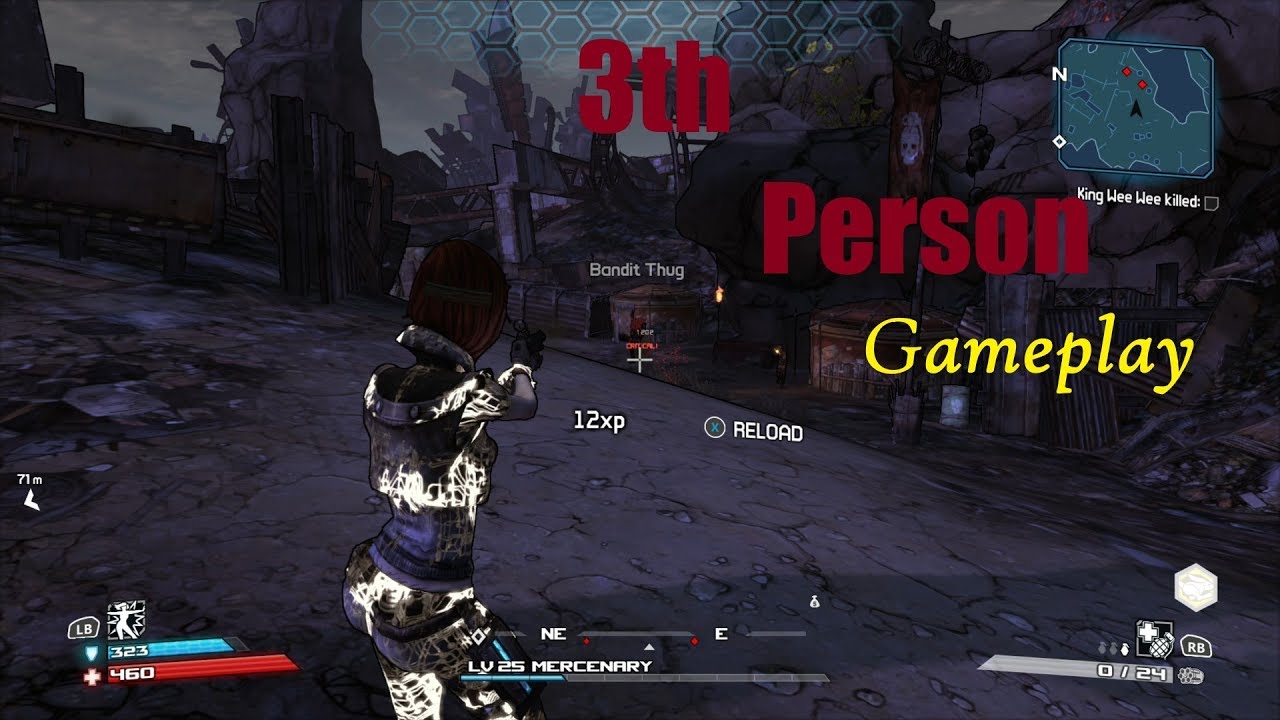 Borderlands GOTY Enhanced Third Person MOD (3ª Pessoa) - YouTube