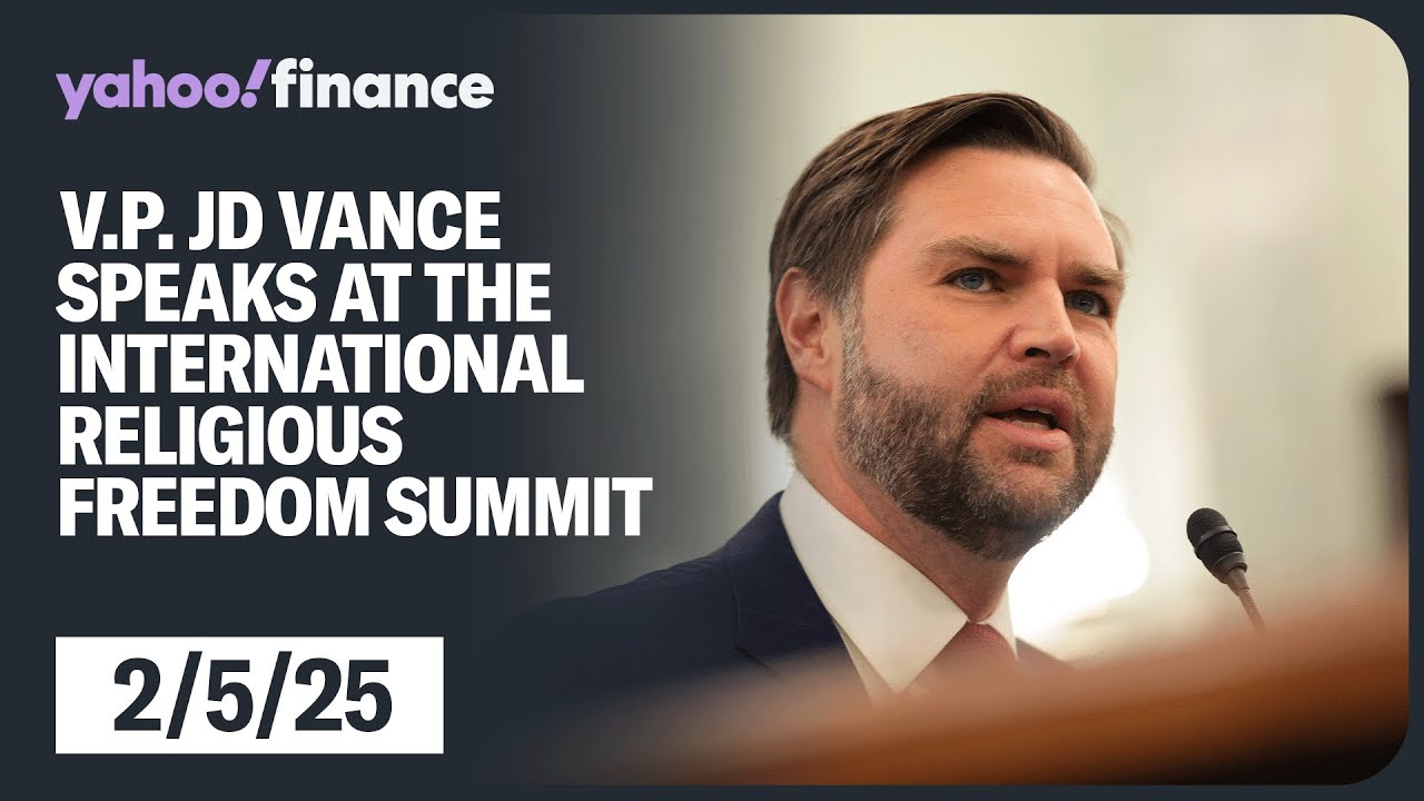 LIVE: Vice President JD Vance speaks at the International Religious ...