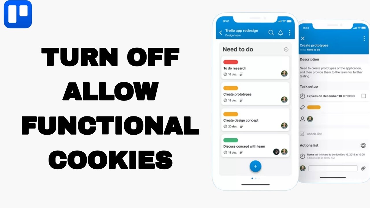 How To Turn Off Allow Functional Cookies On Trello App - YouTube