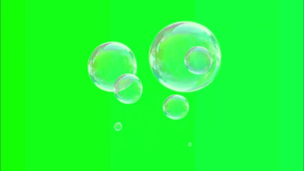bubbles green screen effect || chroma key - YouTube