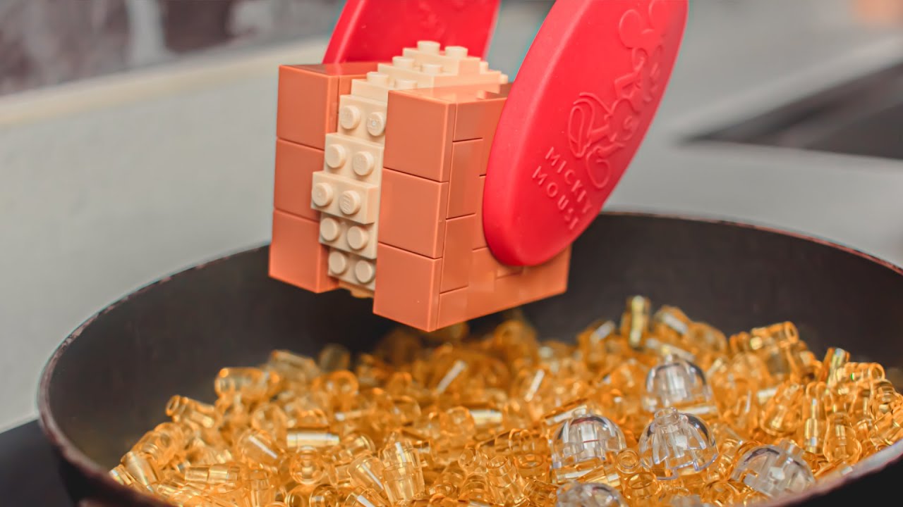 LEGO Shrimp Sandwich (Menbosha) - LEGO in Real Life / Stop Motion ...