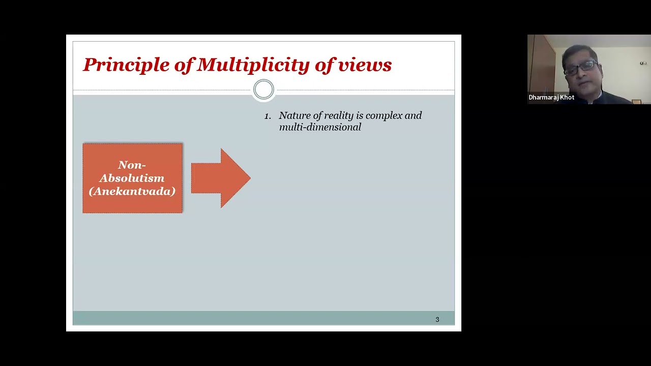 Lecture #16: Syadvada and Naya in Jain Philosophy by Mr Dharmaraj Khot ...