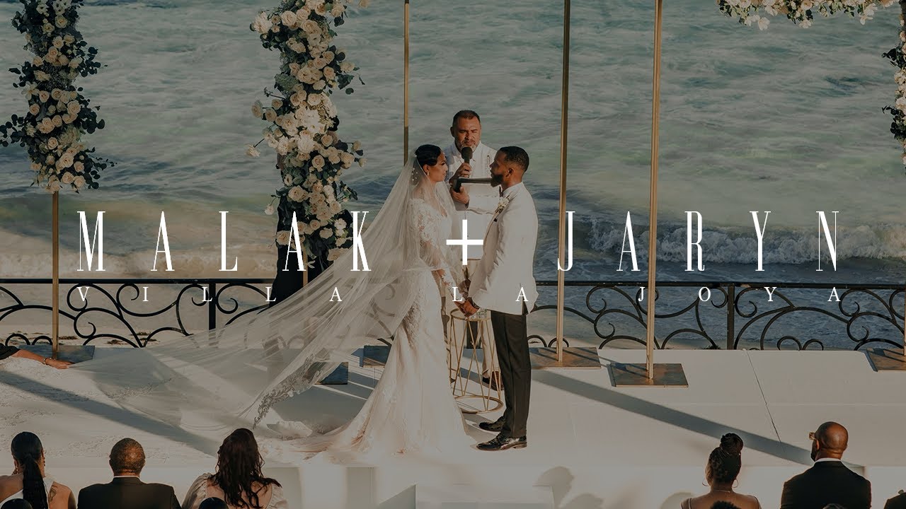MALAK + JARYN // GORGEOUS CANCUN WEDDING // VILLA LA JOYA - YouTube