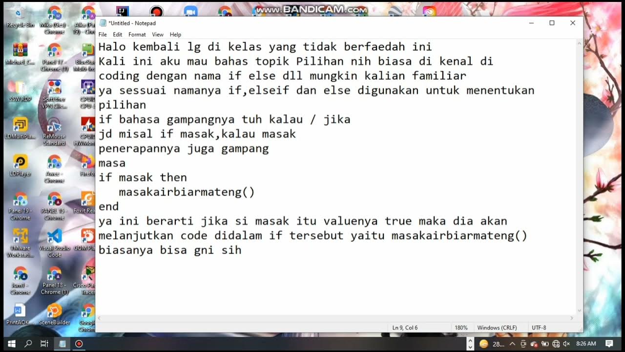 Dasar Lua Untuk Teohook Part 3 Ifelseifelse Youtube