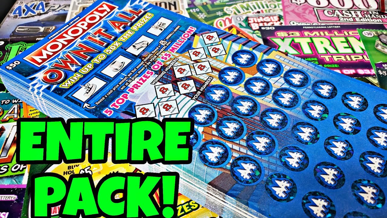 🚨💰The Entire Pack | Monopoly Own It All $50 Lottery Scratch Off Tickets ...