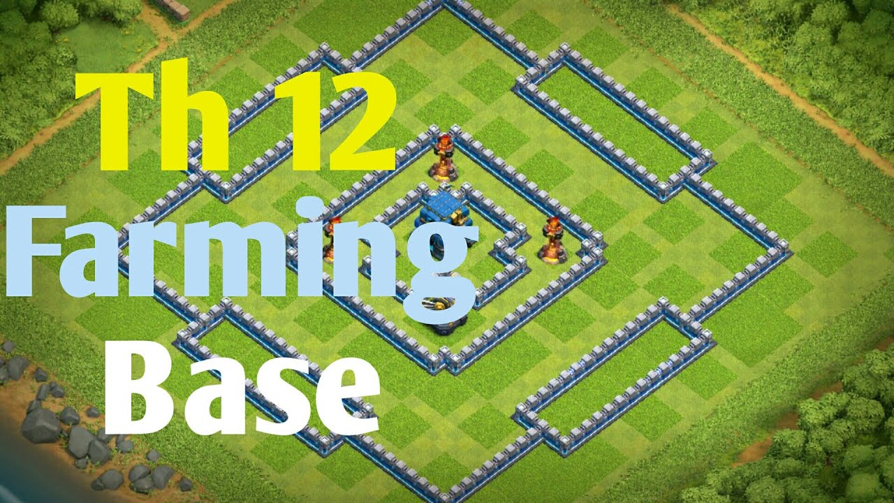 Th 12 Farming Base | New Th 12 Farming Base Layout | Save Your Loot ...