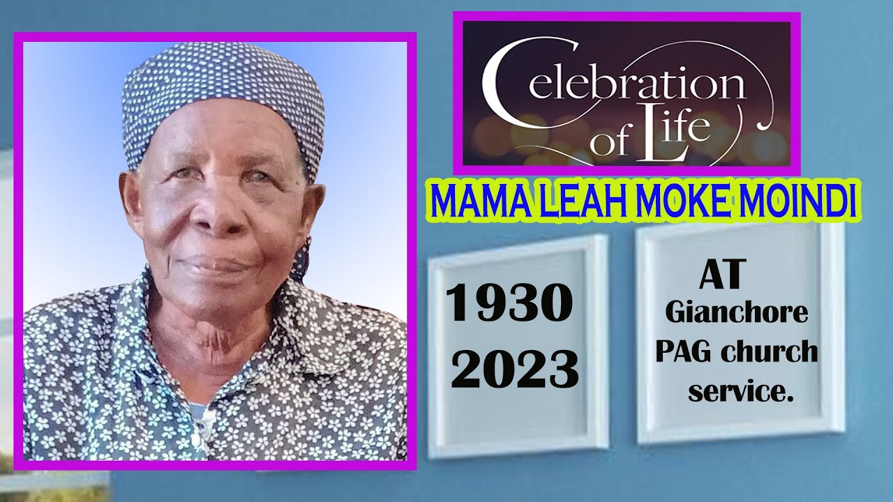 MAMA LEAH MOKE MOINDI HOME MASS - YouTube