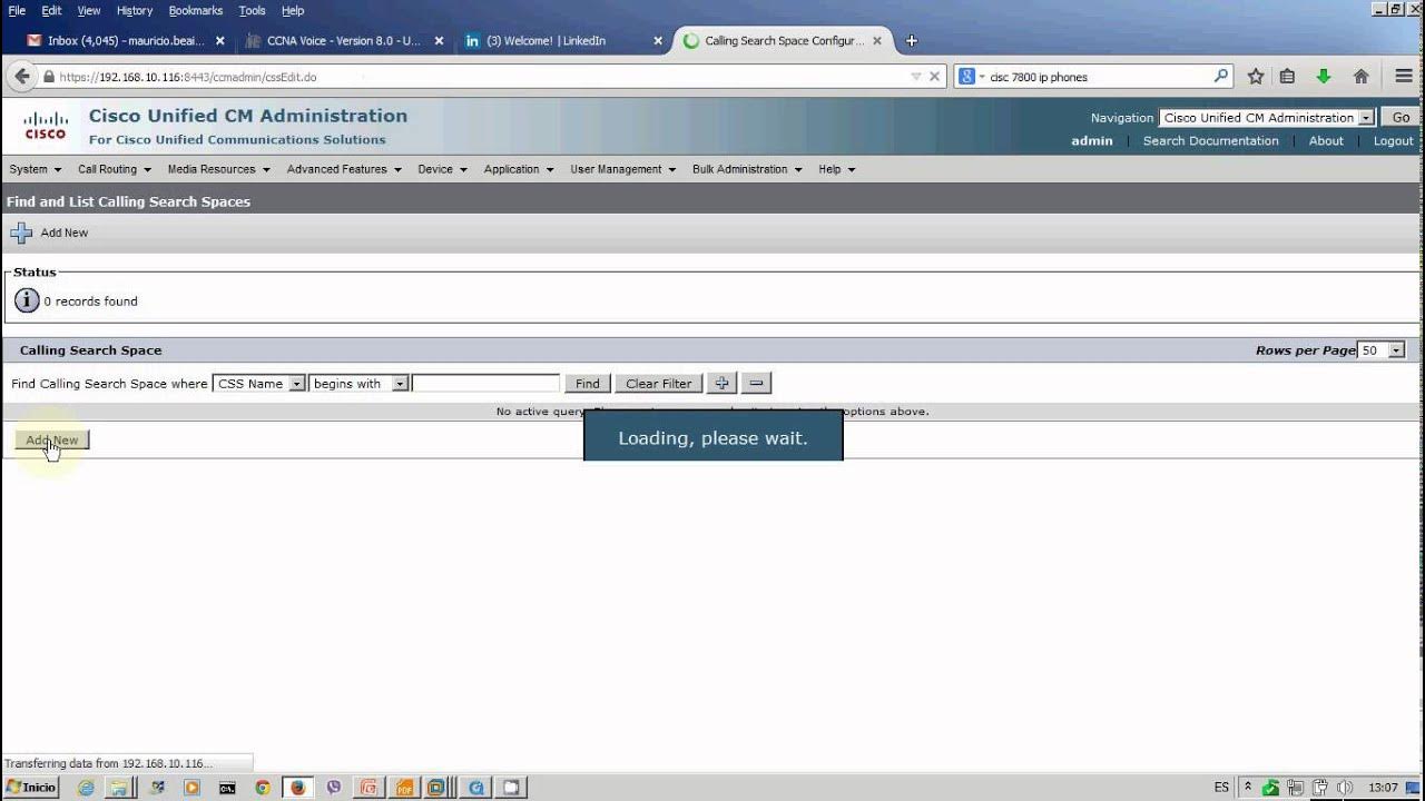 Administering Cisco Communications Manager (Callmanager) Partitions and CSS (spanish) - YouTube