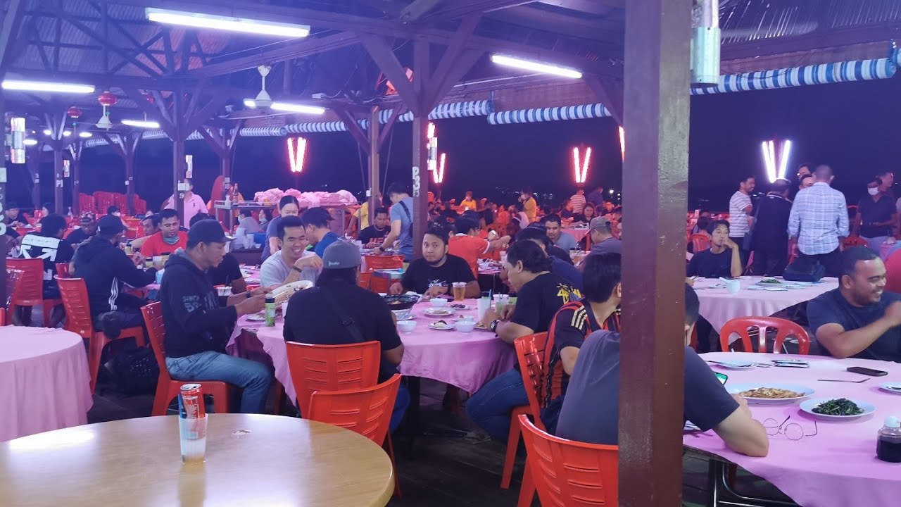 Makan Malam di Restoran Orang Asli Todak di Masai Johor Bahru Malaysia ...