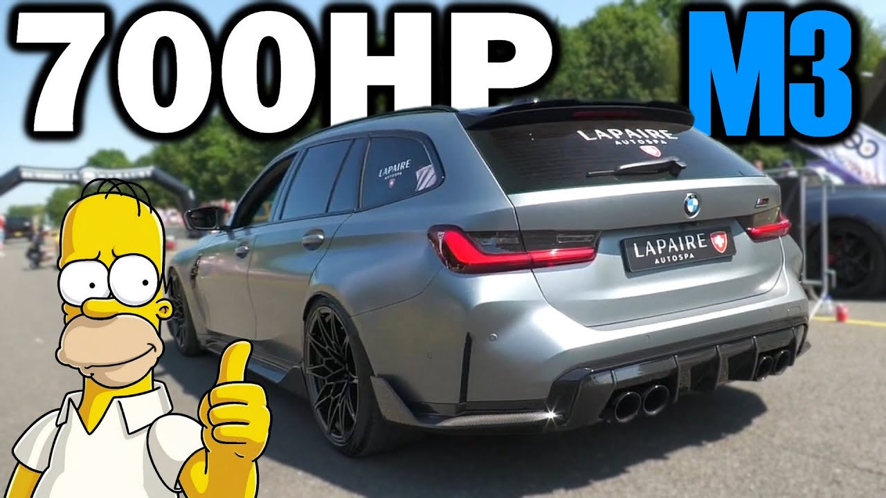 G81 BMW M3 Touring With 700HP Racing RS6 Avant, M5 CS, R8 V10 And 911 ...