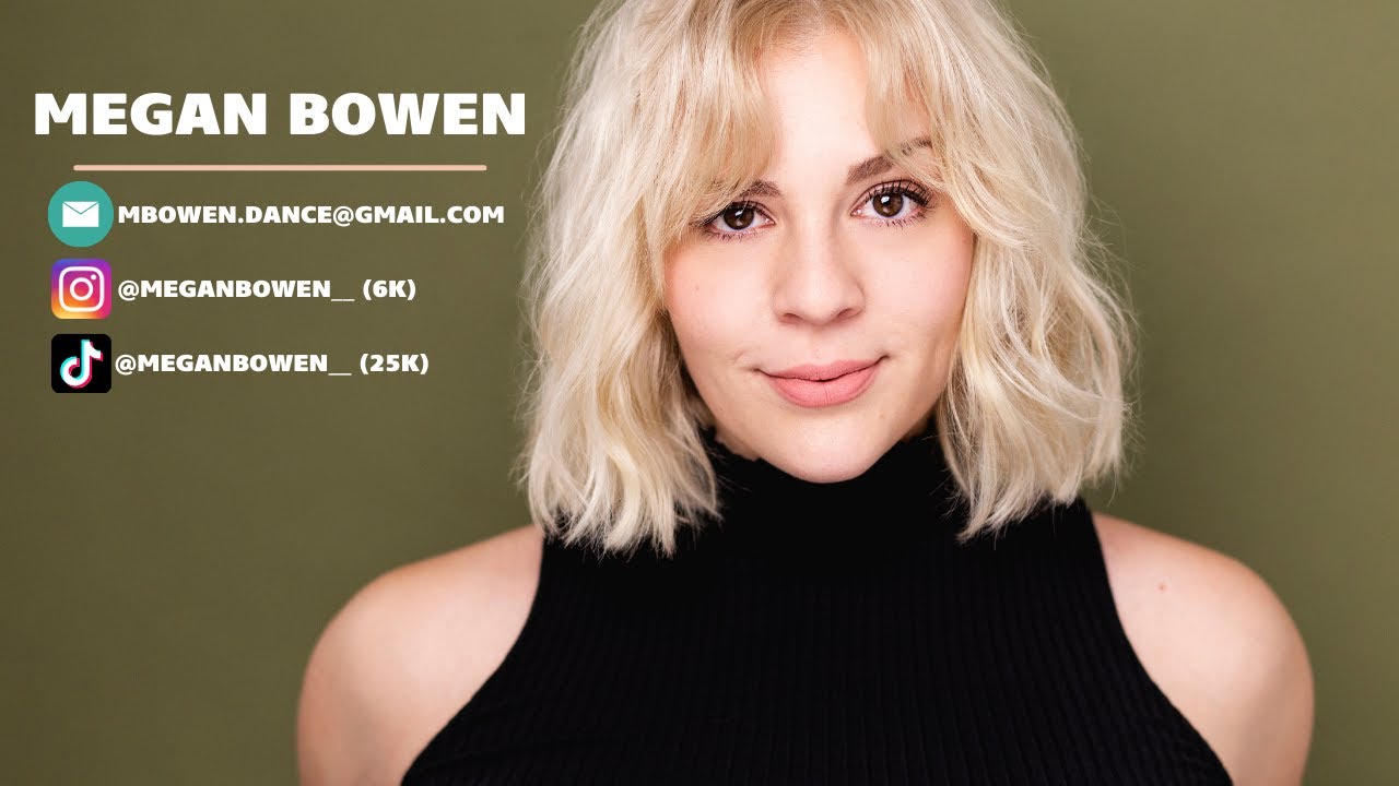 Megan Bowen Dance Reel - YouTube
