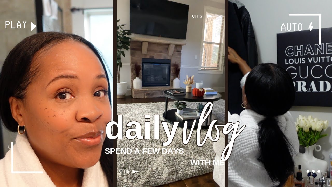 A LIL BIT OF CLEANING/CHANGING OUT LIVING ROOM TABLE, GRWM FOR DATE ...